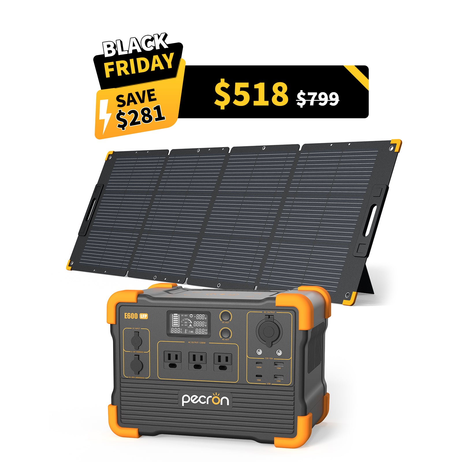 PECRON E600LFP Solar System kit