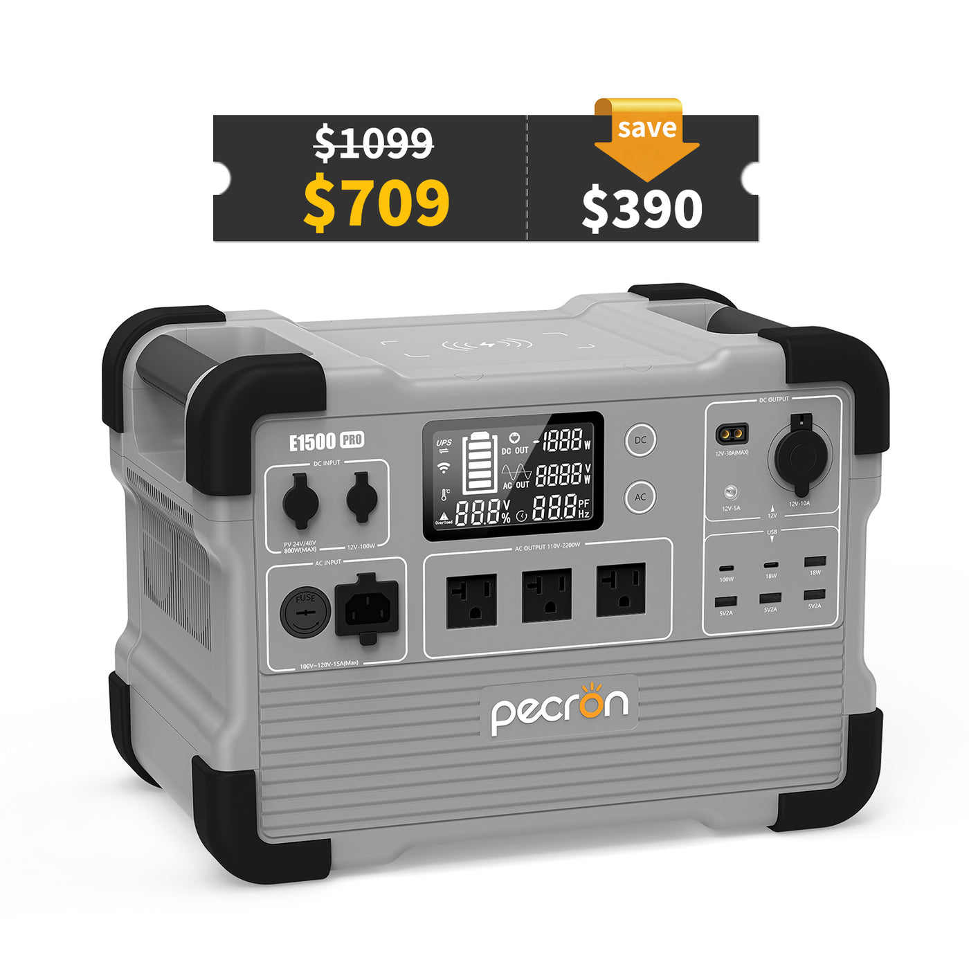 Pecron 2000W Solar Generate