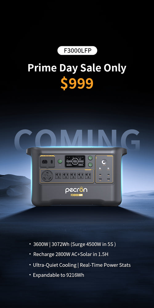 PECRON: Portable Power Station & Best Solar Generator Kit