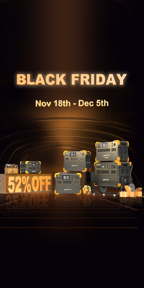PECRON: Portable Power Station & Best Solar Generator Kit