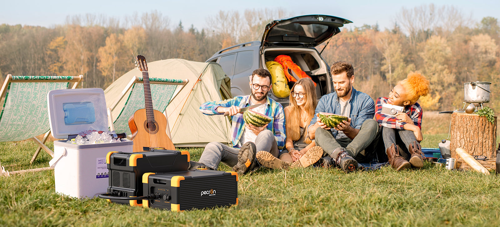 PECRON: Portable Power Station & Best Solar Generator Kit