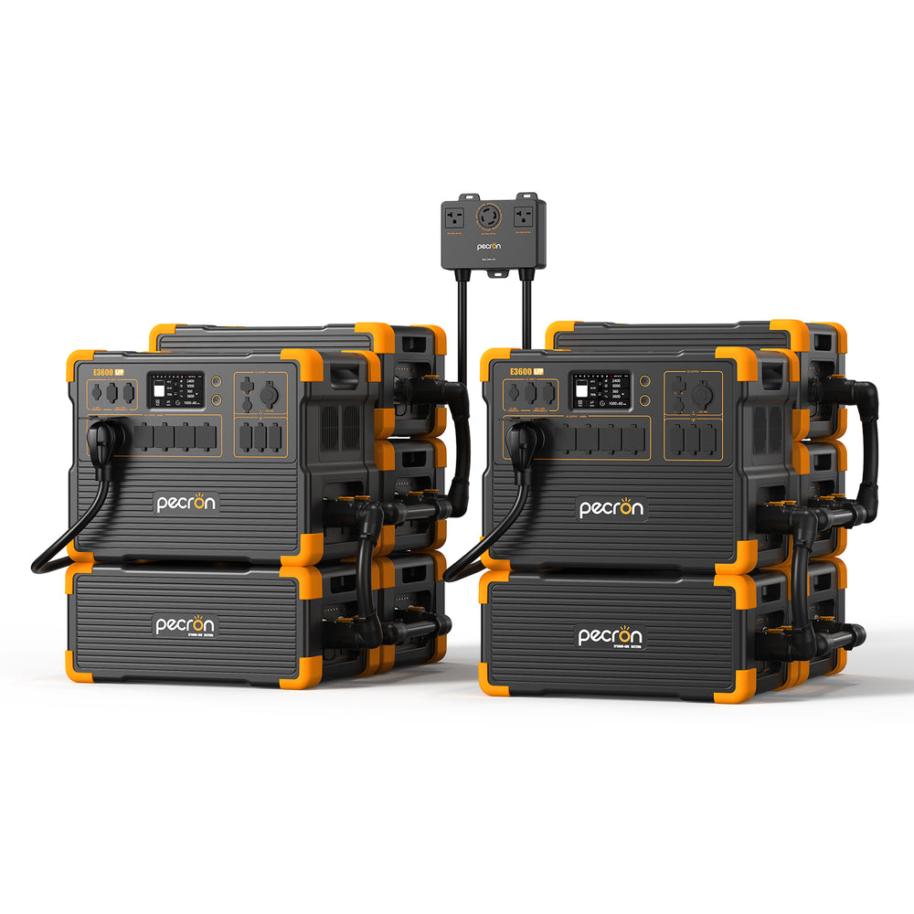 PECRON E3600LFP Solar Generator Kit 3600W 3072Wh