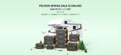 PECRON: Portable Power Station & Best Solar Generator Kit