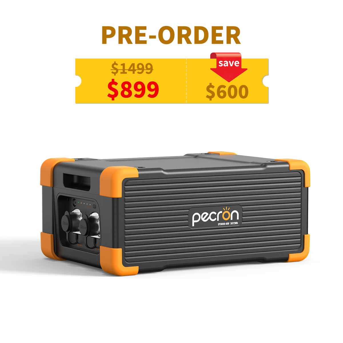 PECRON EP3000-48V Expansion Battery 3072Wh for E1500LFP/ E3600LFP PRE-