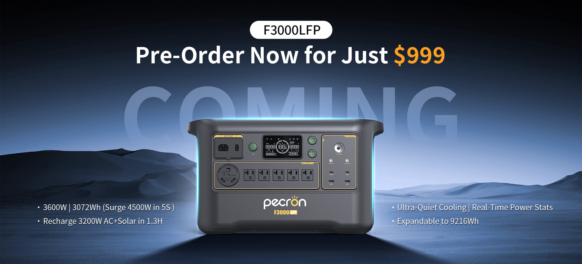 PECRON: Portable Power Station & Best Solar Generator Kit