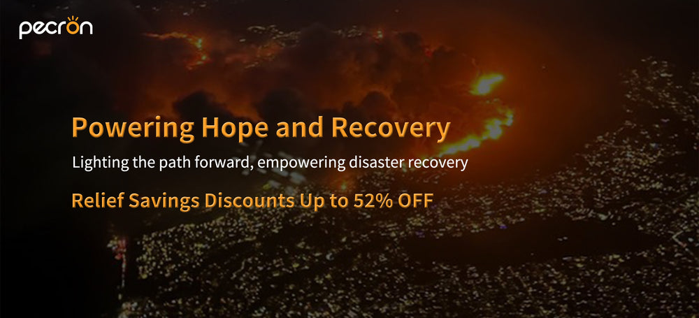 PECRON: Portable Power Station & Best Solar Generator Kit